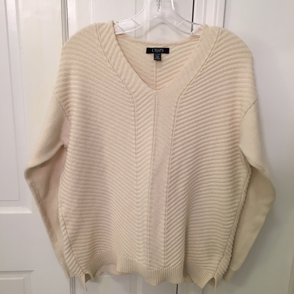 Chaps | Sweaters | 36 Less Than Cost Chaps Ribbed Pattern Sweater Orig ...
